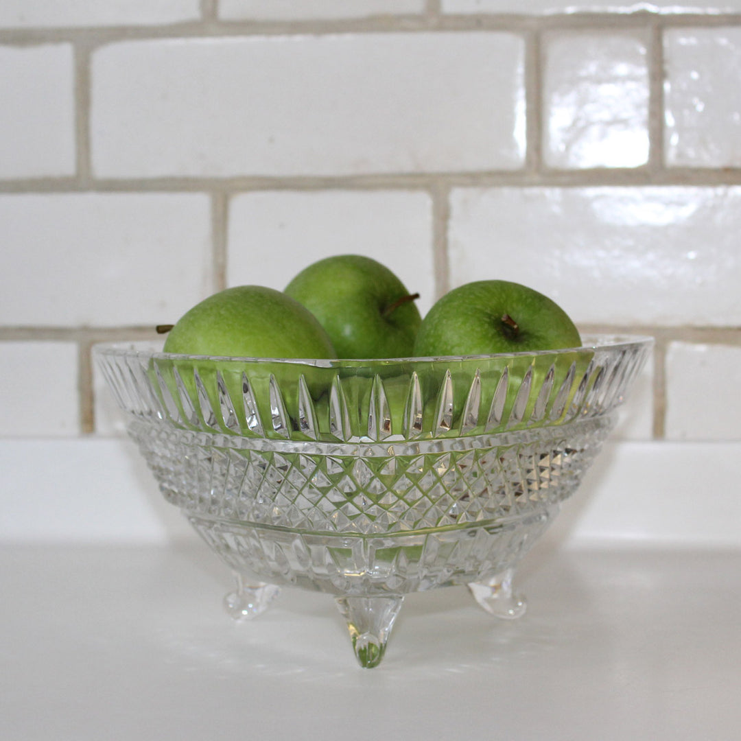Triangular Glass Bowl with Feet – Lolapalooza London